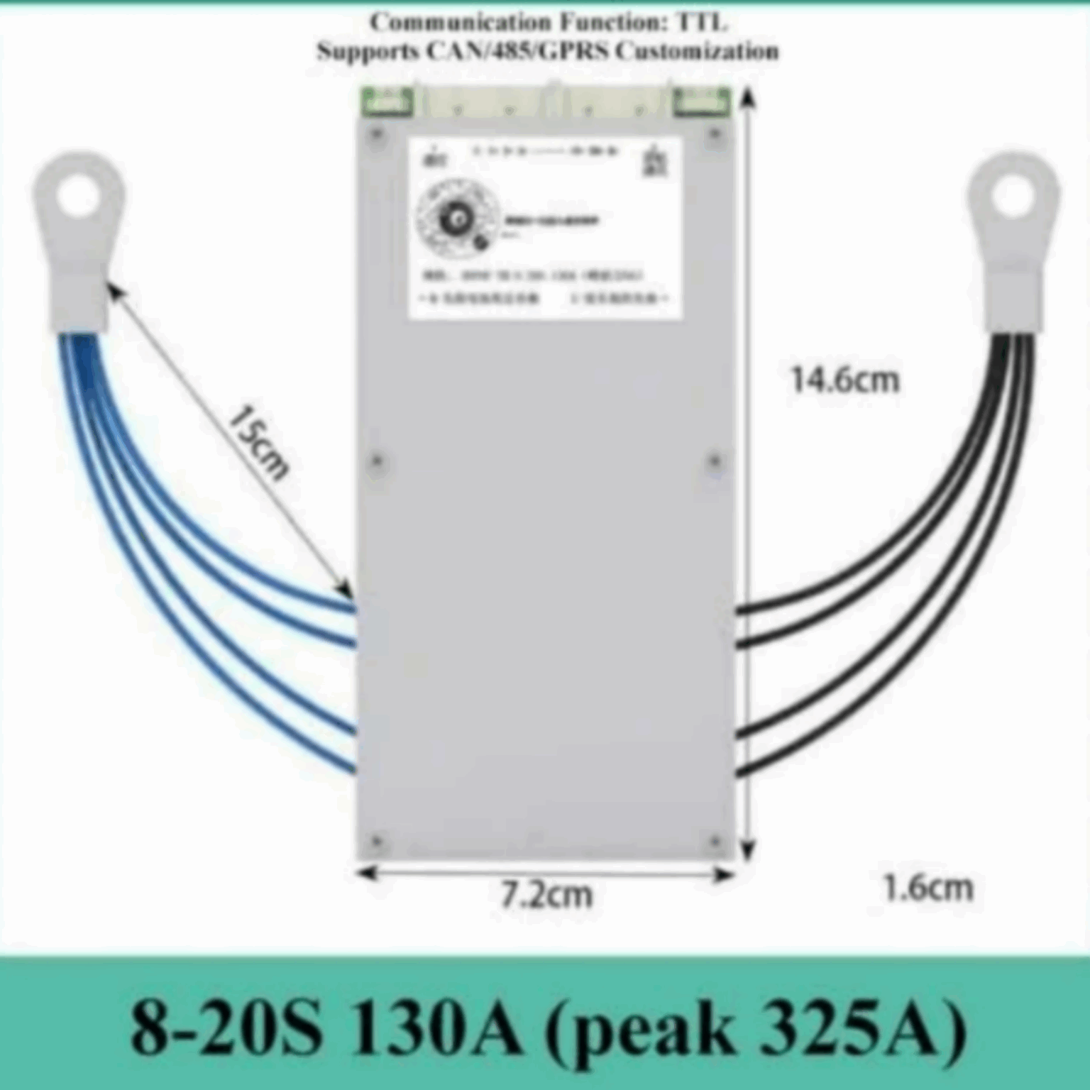 Battery-Management-Systems-BMS-8~20S 130A – Easyelecmodule