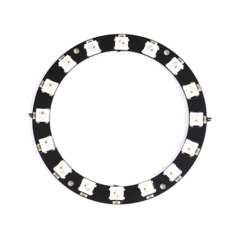 16 Bits WS2812 5050SMD RGB LED Ring – Easyelecmodule