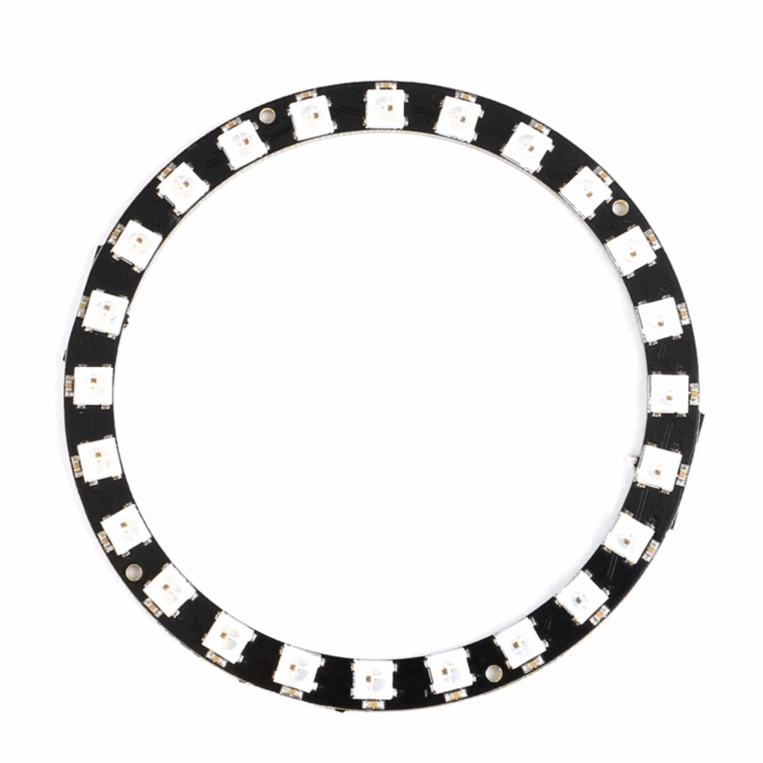 8 Bits WS2812 5050 RGB LED Full Color LED Lamp-white – Easyelecmodule