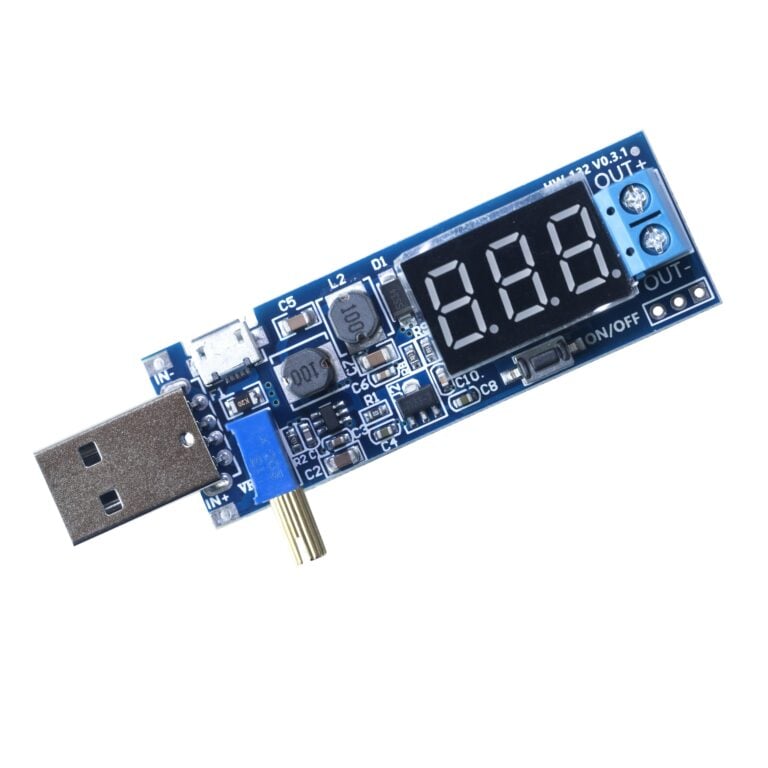 DC-DC USB Adjustable Buck-Boost Voltage Regulator Power Board Desktop Power Module – Easyelecmodule