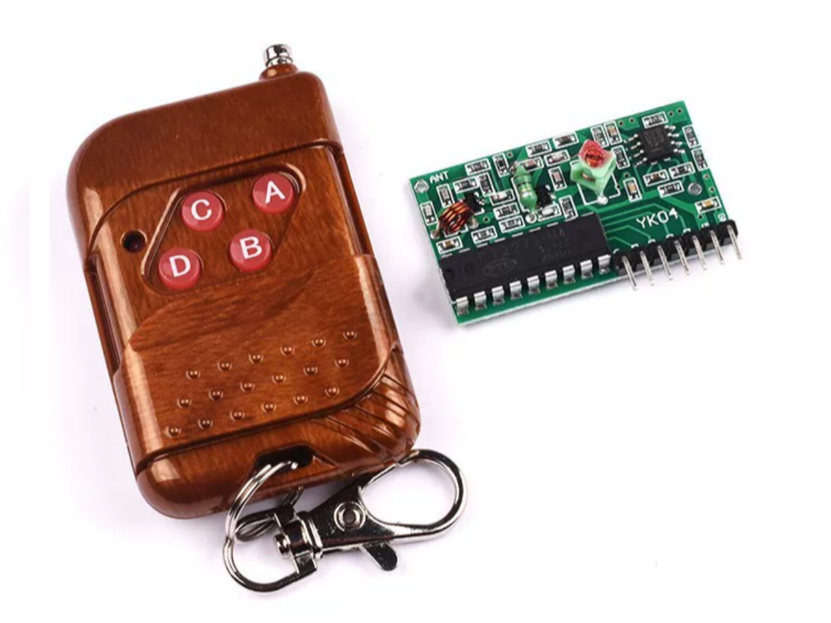 2262/2272 315MHz 4-Key Wireless Remote Control Kit: Short-Range Smart ...