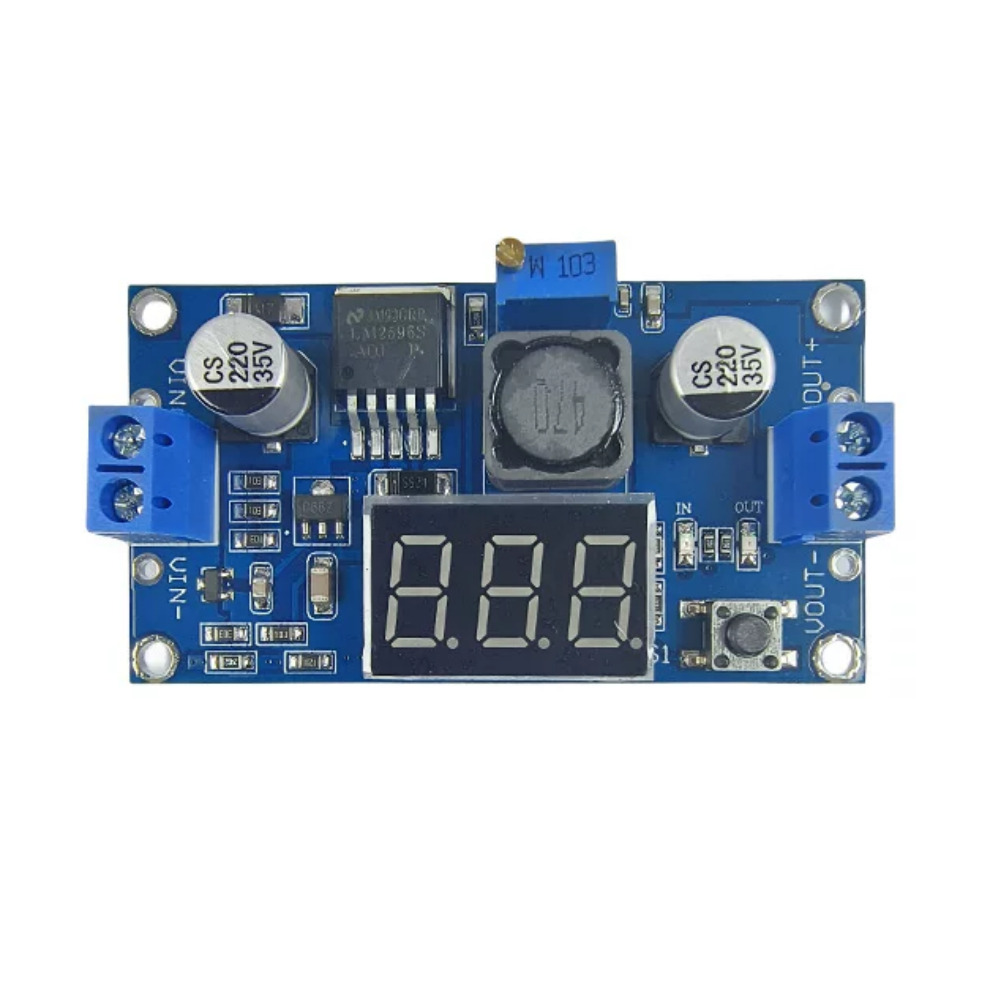 LM2596S DC Buck Module With Digital Display – Easyelecmodule