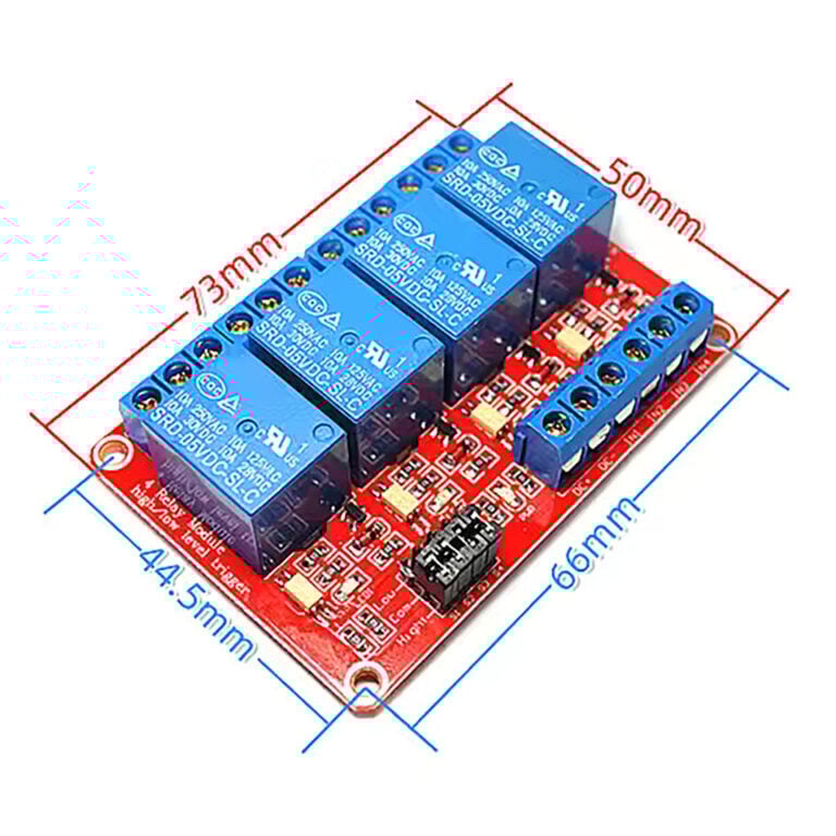 4 channel Relay Module – Easyelecmodule