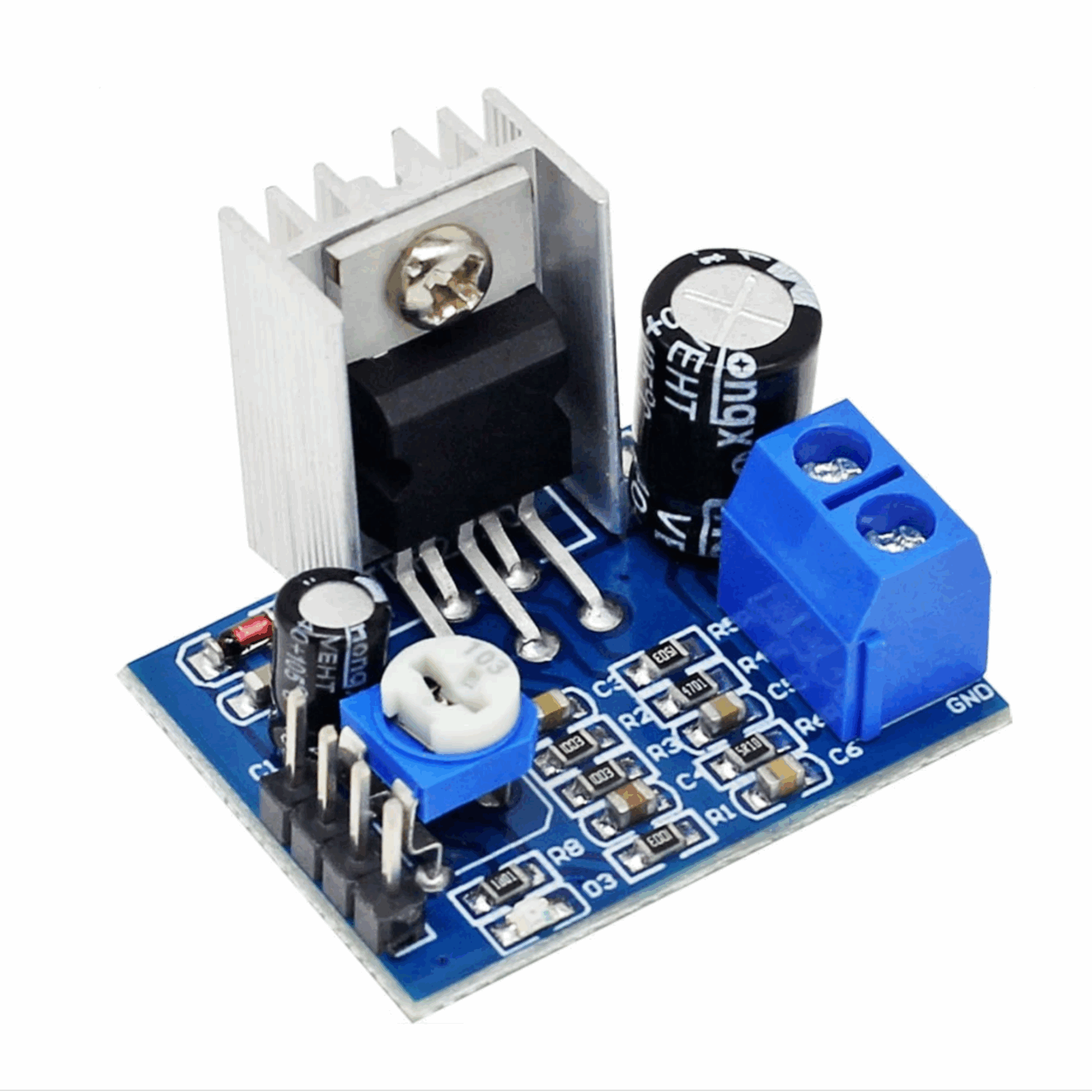 LM4863 Mini Dual-Channel Audio Power Amplifier Board – Easyelecmodule