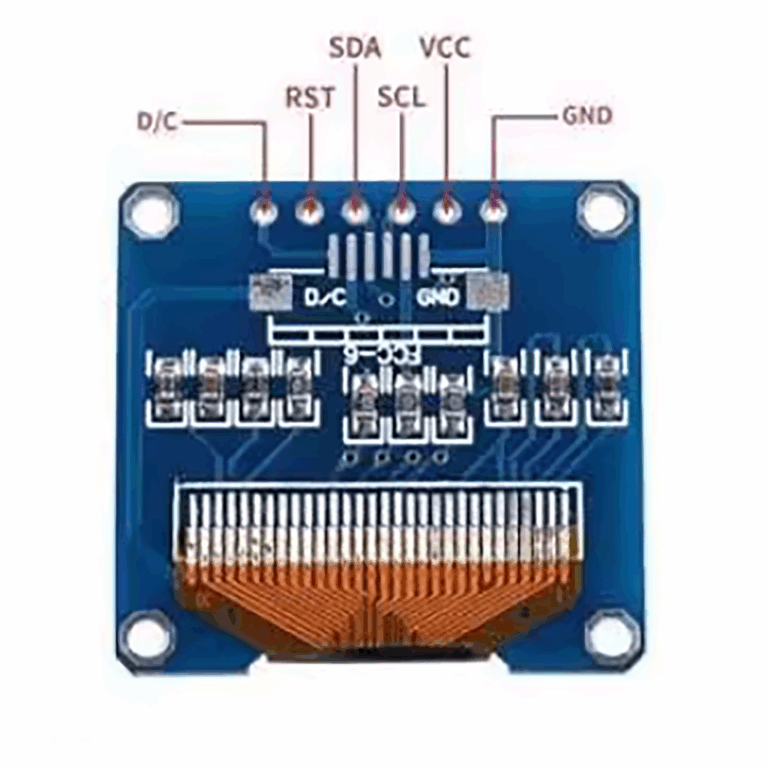 0.96-inch Screens SSD1306 6 Pin Version – Easyelecmodule