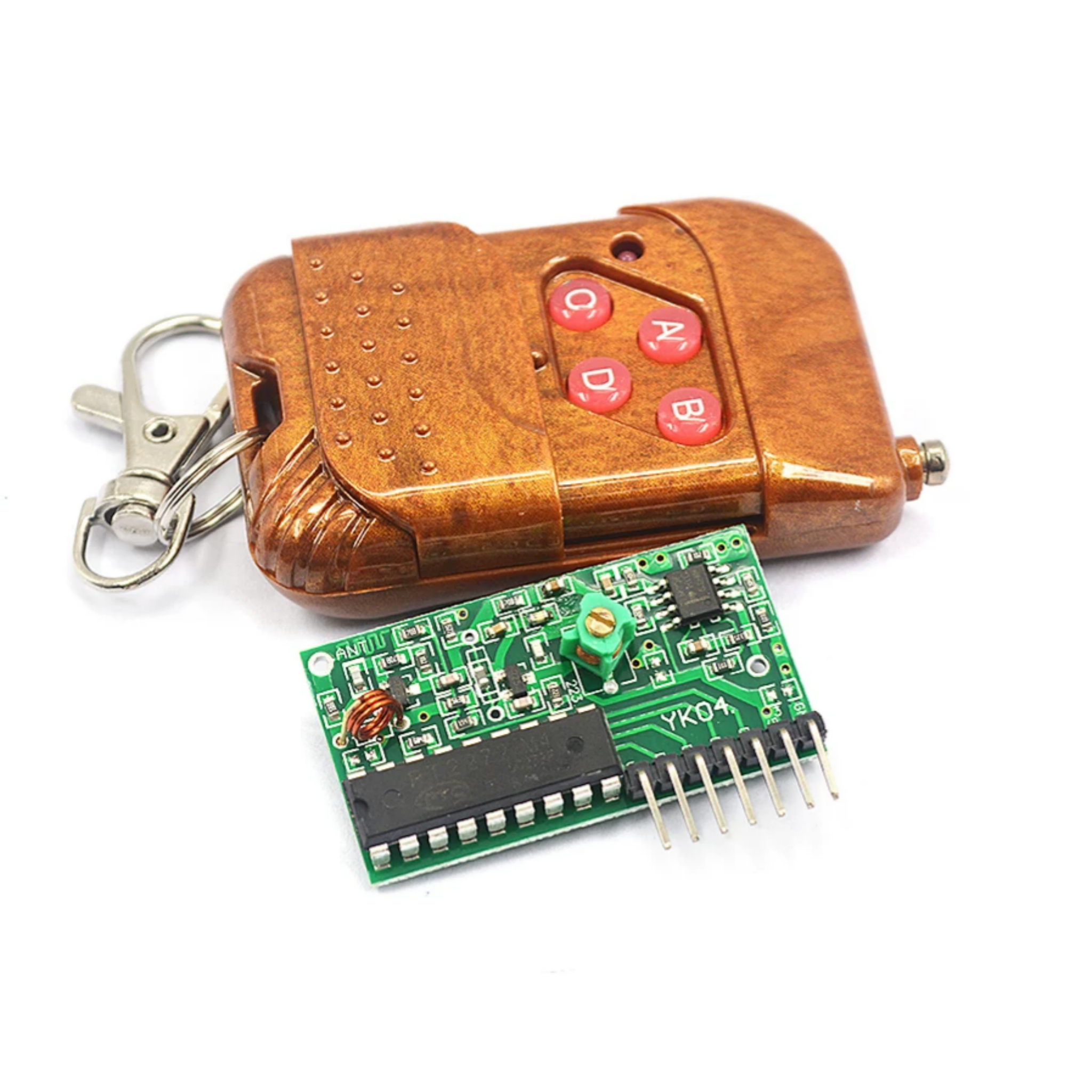 2262/2272 Four-Channel Wireless Remote Control 315Mhz（Self-Locking ...