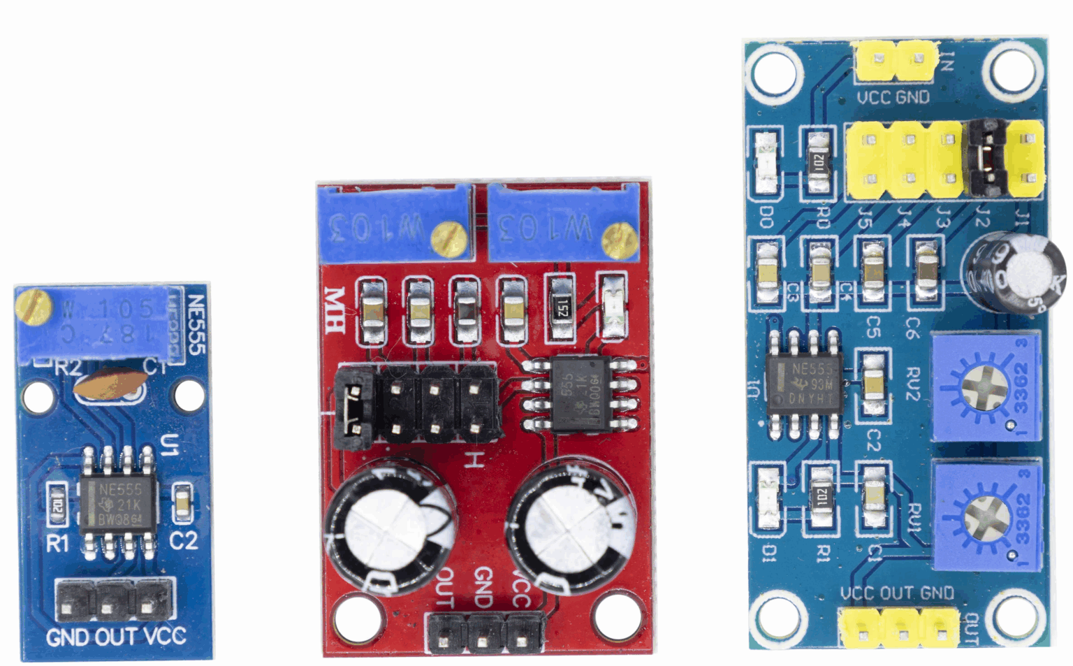 The NE555 chip is used to design a pulse square wave signal generator ...