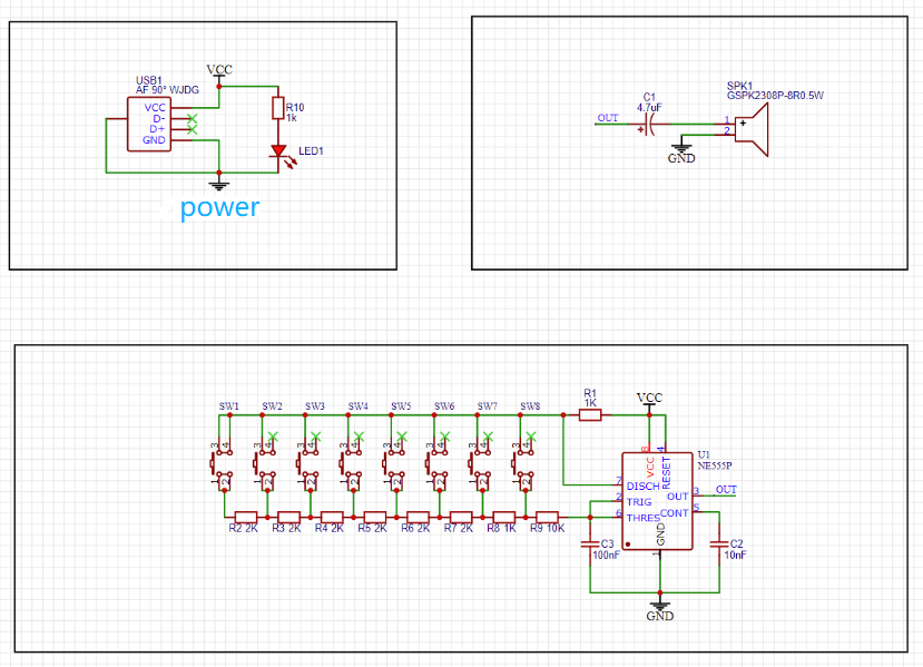 Use NE555 make an electronic keyboard – Easyelecmodule