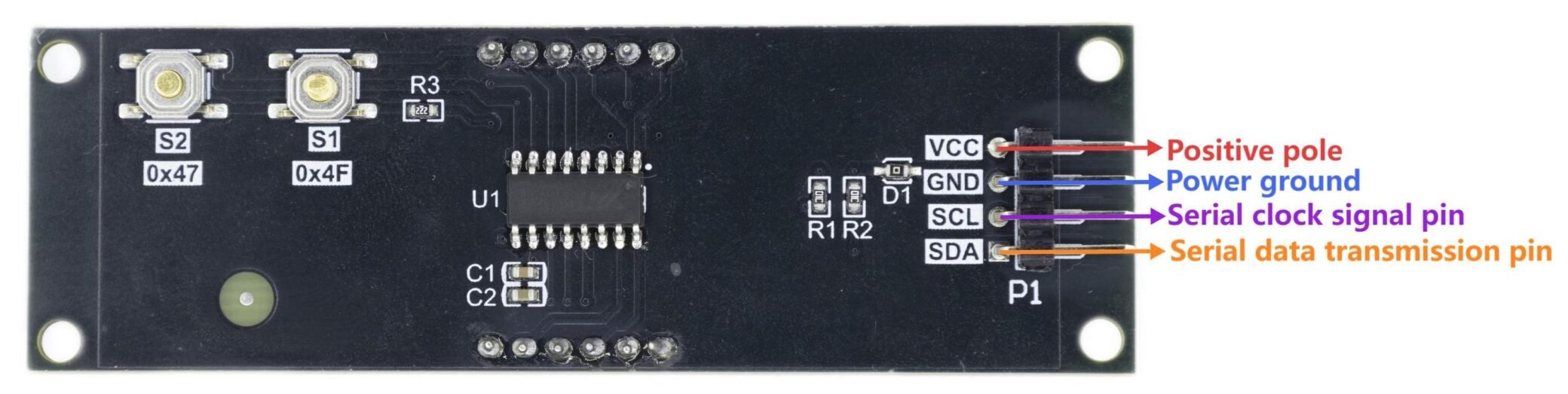 TM1650 Four-Digit Digital Tube – Easyelecmodule