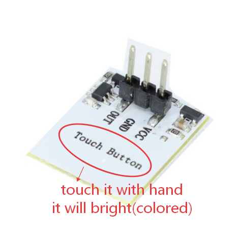 What is RGB light capacitive touch button – Easyelecmodule